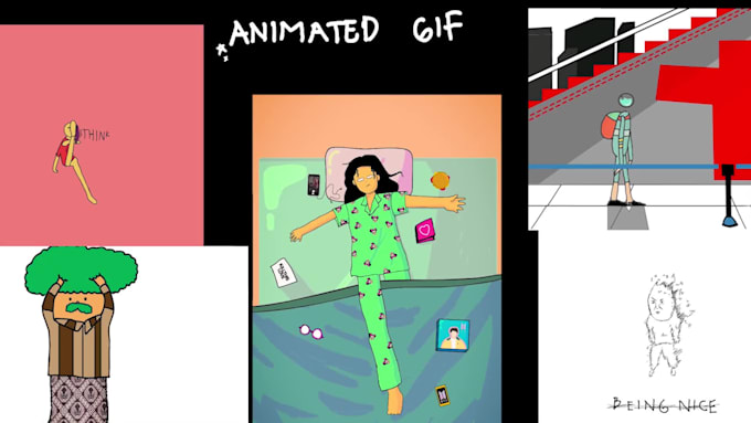 Create a frame by frame gif animation by Thrashluv | Fiverr