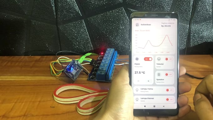 Develop android iot applications realtime esp8266 esp32 by Akidev32 | Fiverr
