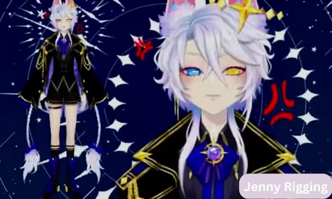 Rig and animate pro vtuber model rigging vtuber live 2d rigging facerig ...