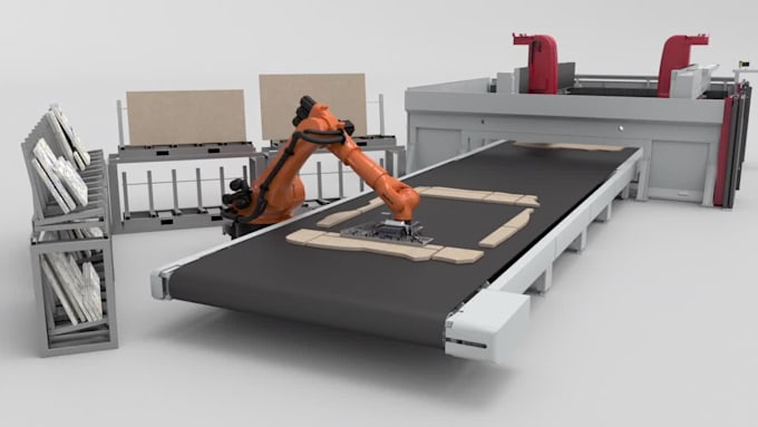 Do 3d industrial machine, technical animations, photo realistic product ...