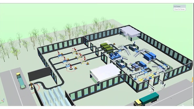 Make a simulation of manufacturing plant by Manojn_3 | Fiverr