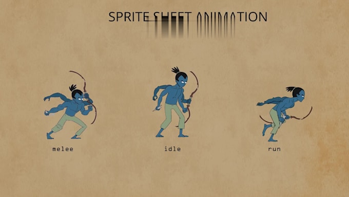 Do 2d pixel art game character cartoon sprite sheet animation animate ...