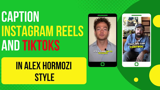 Edit hormozi style instagram reels tiktoks and youtube shorts by Shahroz26mb | Fiverr