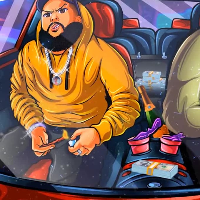 Do dope animated album cover art, cover art for sportify canvas by ...