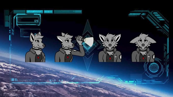 Animate a character loop for streaming, etc by Lhanapole | Fiverr