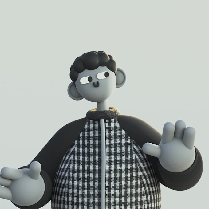 Custom 3d toon characters designed just for you by Eilafbadr | Fiverr