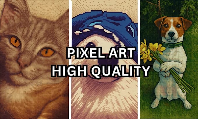Create a custom pixel art portrait by Mesho64 | Fiverr