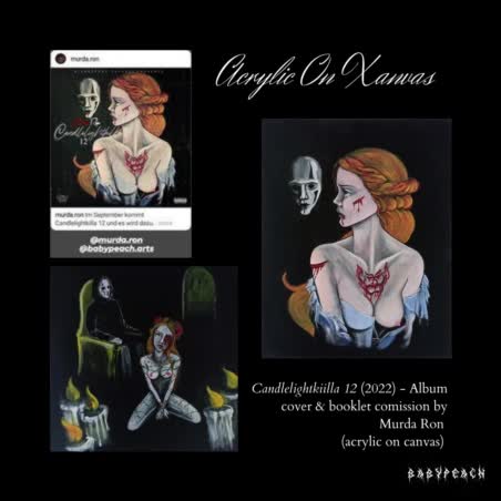 Draw dark, gothic, pin up, gore art by Deadbabypeach | Fiverr