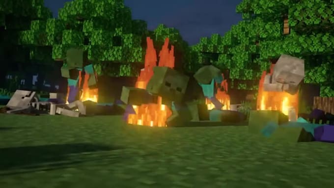 3d minecraft 3d lego animations minecraft short minecraft trailer video ...