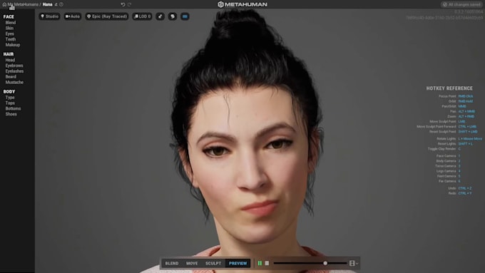 3d metahuman avatar realistic model 3d metahuman animation character creator ue5 by Rhubern | Fiverr