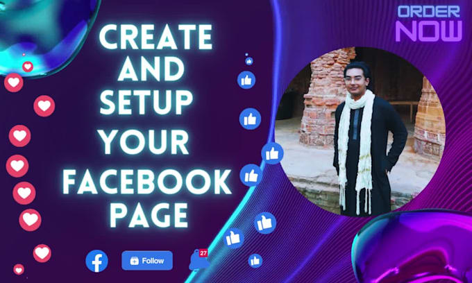 Create, setup, design profile cover photo for facebook page by Paban ...