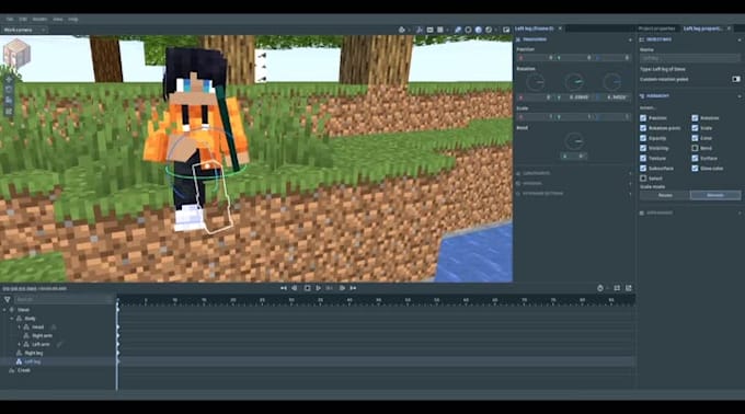 Make 2 3d render of your mc skin by Oxy_gen_e | Fiverr