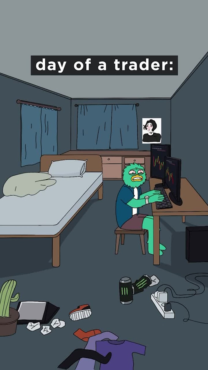 Create 2d memecoin animation, crypto meme video, memecoin animation ...