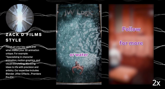 Create zack d films style 3d shorts by Tevonedits | Fiverr