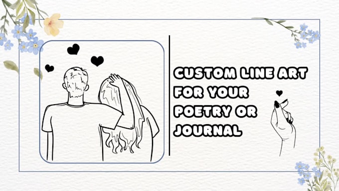 Draw cozy line art illustration for your poem, poetry book by Janusia ...