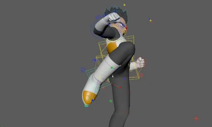 Do 3d characters with face and body rig and morphs for 3d animation by ...