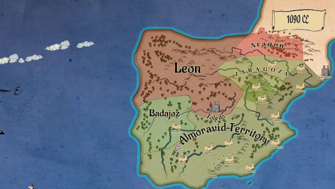 Create the most beautiful history maps for you by Marwan_tre | Fiverr