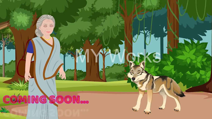 Make 2d cartoon animation like moral videos or cartoon story by Atharw0 ...