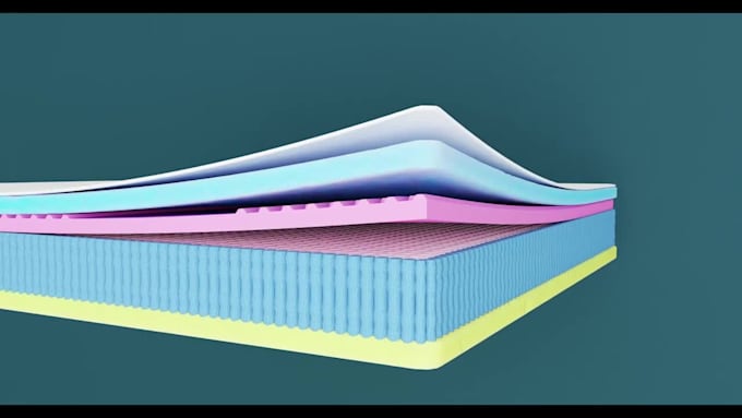 Sofa animation 3d bed animation, 3d mattress animation, 3d pillow ...