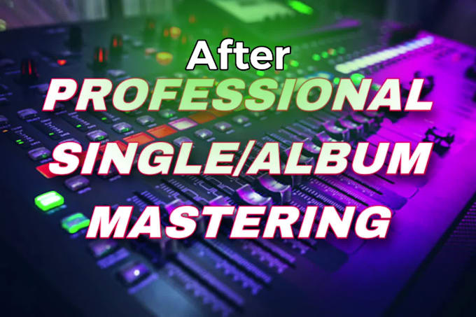 Provide professional album mastering by Dsb_reggie | Fiverr