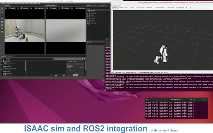 Do isaac sim simulation by Engr_mohusman | Fiverr