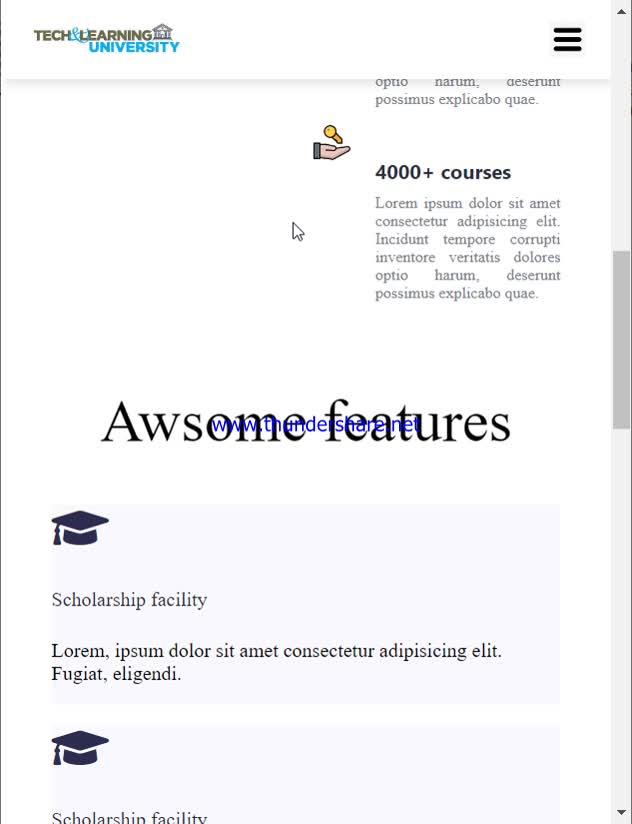 Create Responsive Website And Designs In Html Css And Bootstrap By