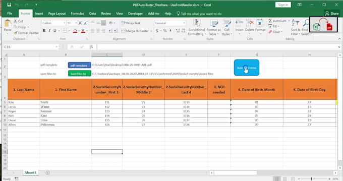 Do web scrape, data cleaning, form creation using python, excel, pdf by Thusharai | Fiverr