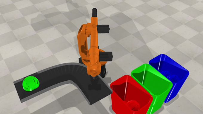 Create a robotics simulation and render it by M_ninja | Fiverr