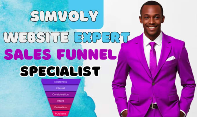 Be your simvoly website expert, design simvoly website and sales funnel ...