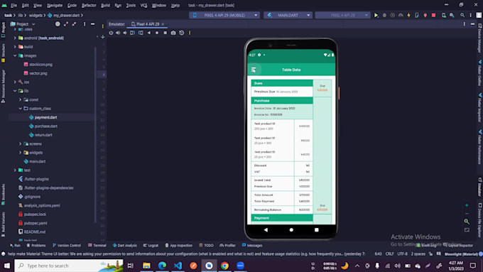 Do flutter mobile app dev and ui design for android and ios by Shahidullah98 | Fiverr