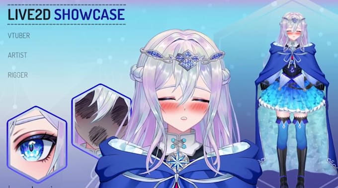 Dibujar y manipular modelos vtuber 2d femeninos y masculinos, vtuber 3d ...