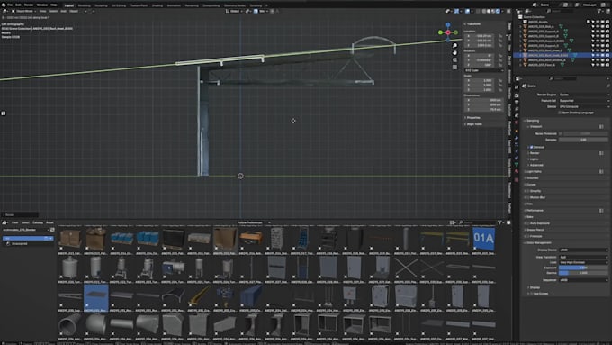 Do 3d cgi warehouse design, warehouse layout, factory design by Mich ...