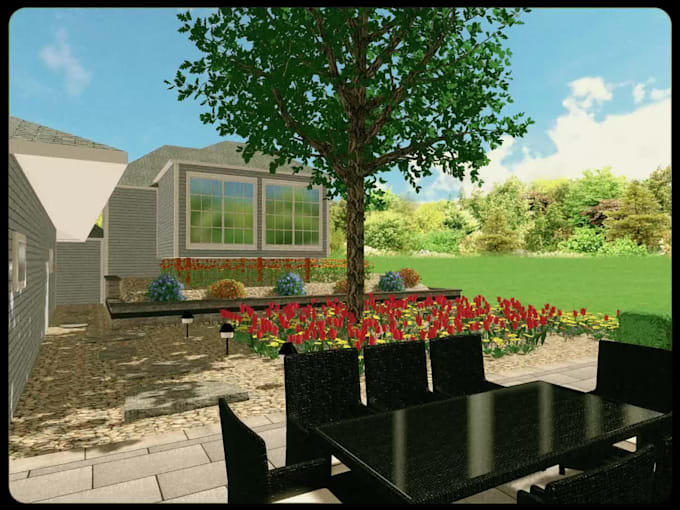 Create landscape design 2d or 3d with rendered images and video by ...