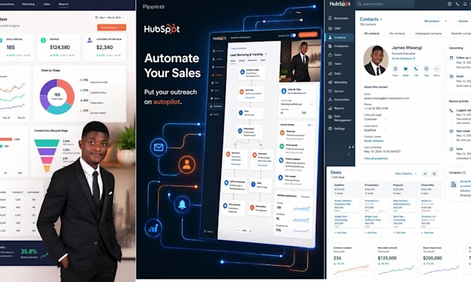 Fix automate setup hubspot crm design email template forms website ...