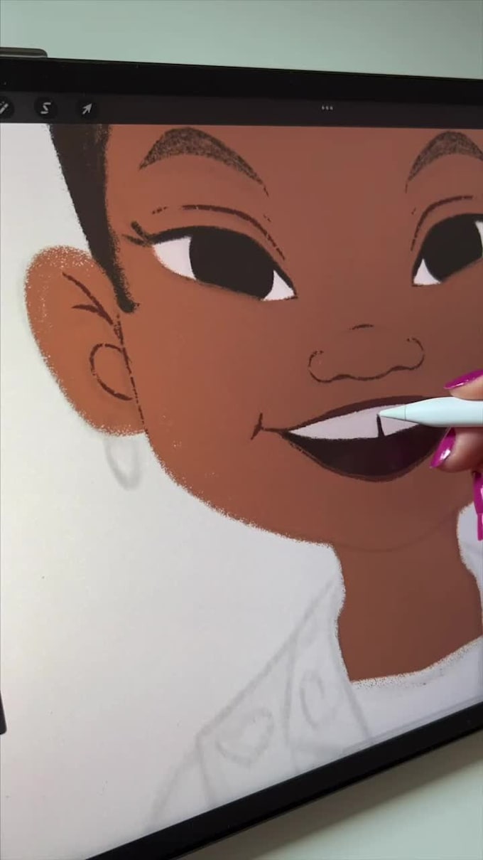 Create vibrant and custom freehand digital illustrations for children ...