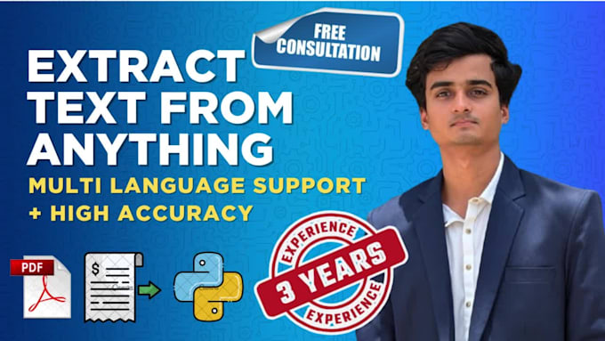 Extract text from images and pdfs using ocr python by Msalman__sarwar ...
