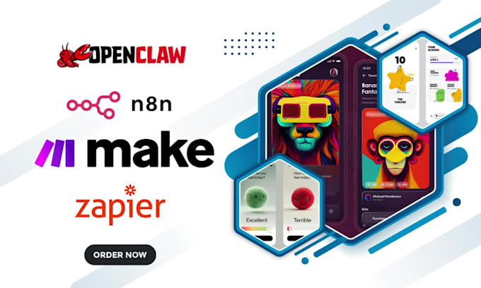 Configurer open claw, créer des automatisations com, workflows n8n, bot ...