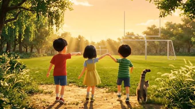 Créer des histoires animées ai en 2d et 3d pour enfants
