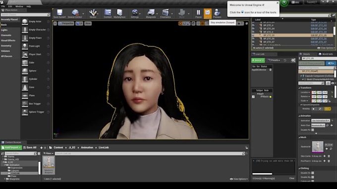 Rig3d for webar,glb avatar,livelink face,52 morph blendshapes,vrm,rig ...