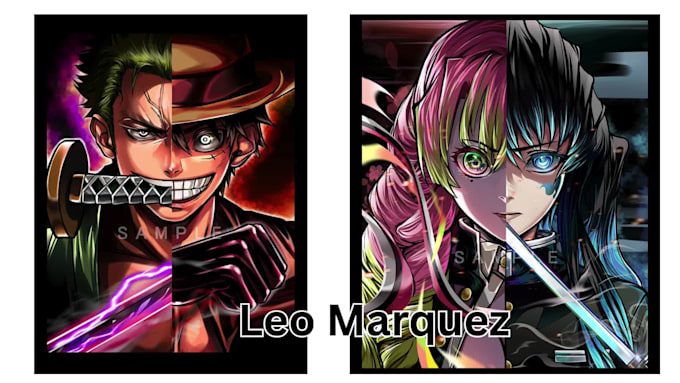 Draw an anime manga comic character design webtoon illustration cartoon ...