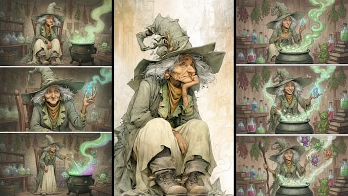 Create ai illustrations for books, storytelling and brands by Tatiq_lab ...
