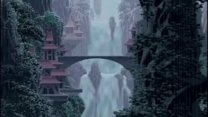 Do 8 bit,16 bit,32 bit 2d pixel animation,animated gif and background ...