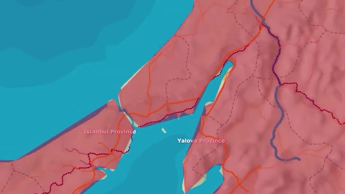 Edit map animation video using geolayers 3, after effect by Ayesha_on ...