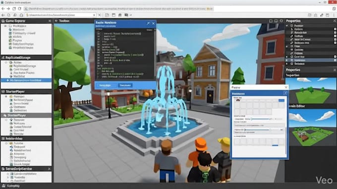Créer un jeu roblox complet avec scripting, ui, carte et systèmes
