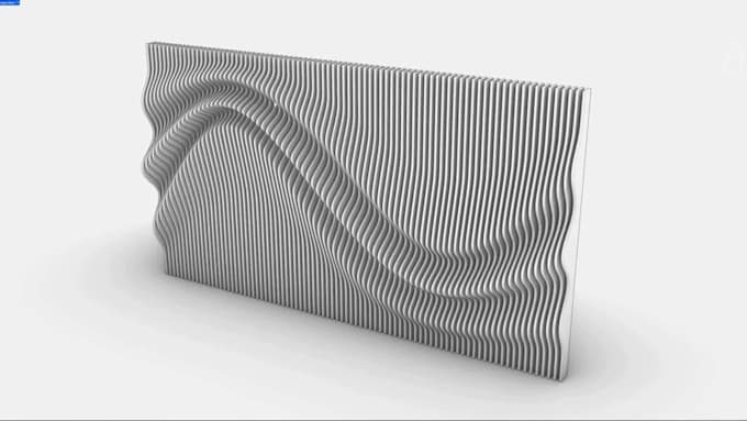 Design 3d parametric, 3d walls for digital fabrication rhino 3d ...