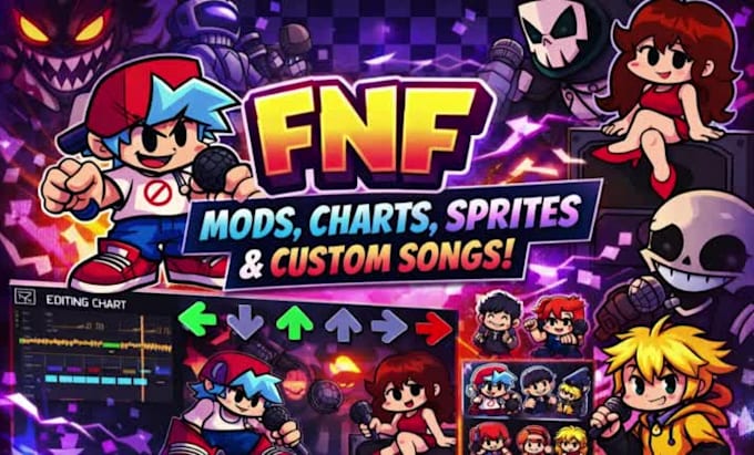 Make fnf charts, fnf mods, fnf sprites and custom fnf content by ...