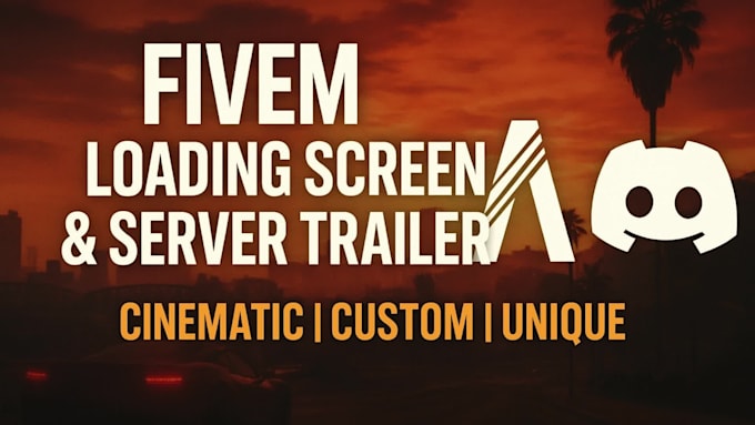 Fivem loading screen fivem server fivem load screen discord logo fivem ...