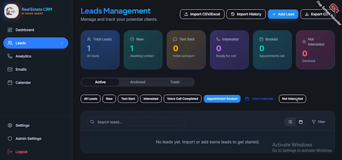 Develop ai voice agent and ai receptionist for real estate by ...