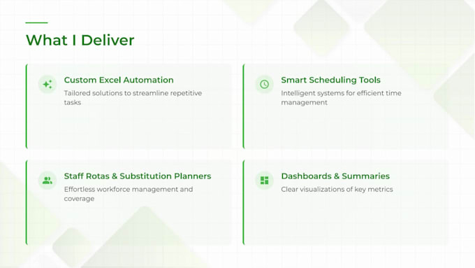 Build custom automated excel tools by Rmheikal | Fiverr
