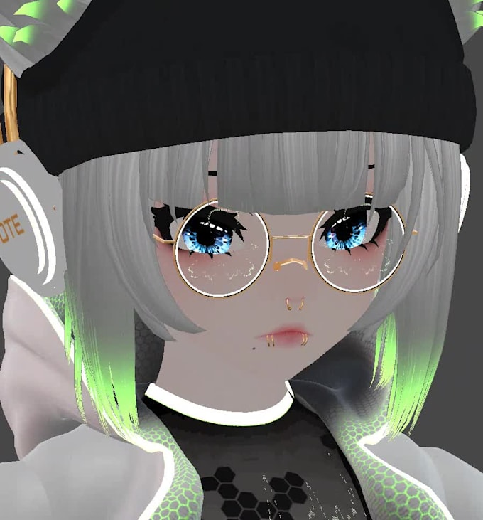 Custom 3d vrchat avatar, vrc character, anime vrchat model, furry ...